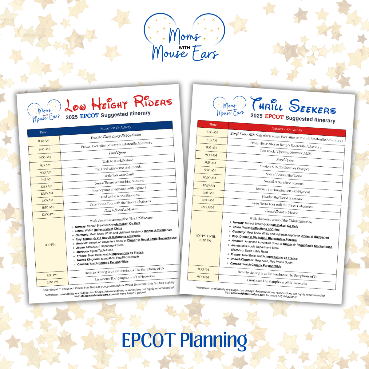 Guide to Visiting EPCOT Theme Park | One Day Itinerary for Families ...