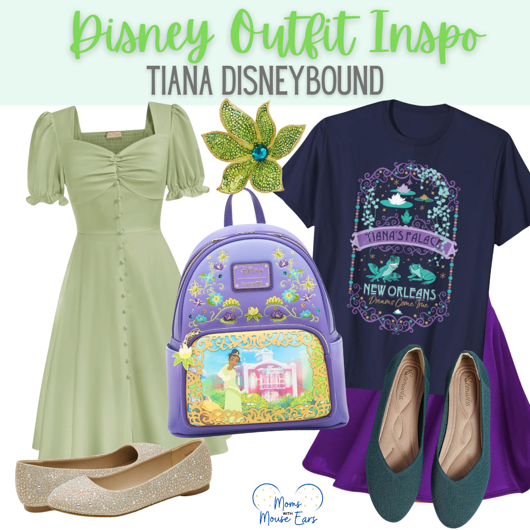 Princess Tiana Inspired Disneybound Outfit Ideas - Moms with Mouse Ears