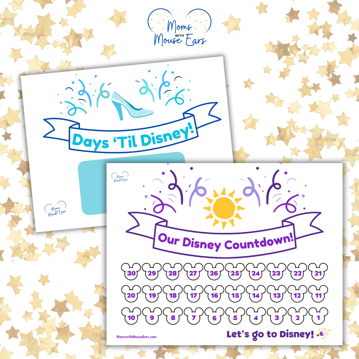 Princess Trip Countdown Sheets | Disney World Vacation Planning - Moms ...