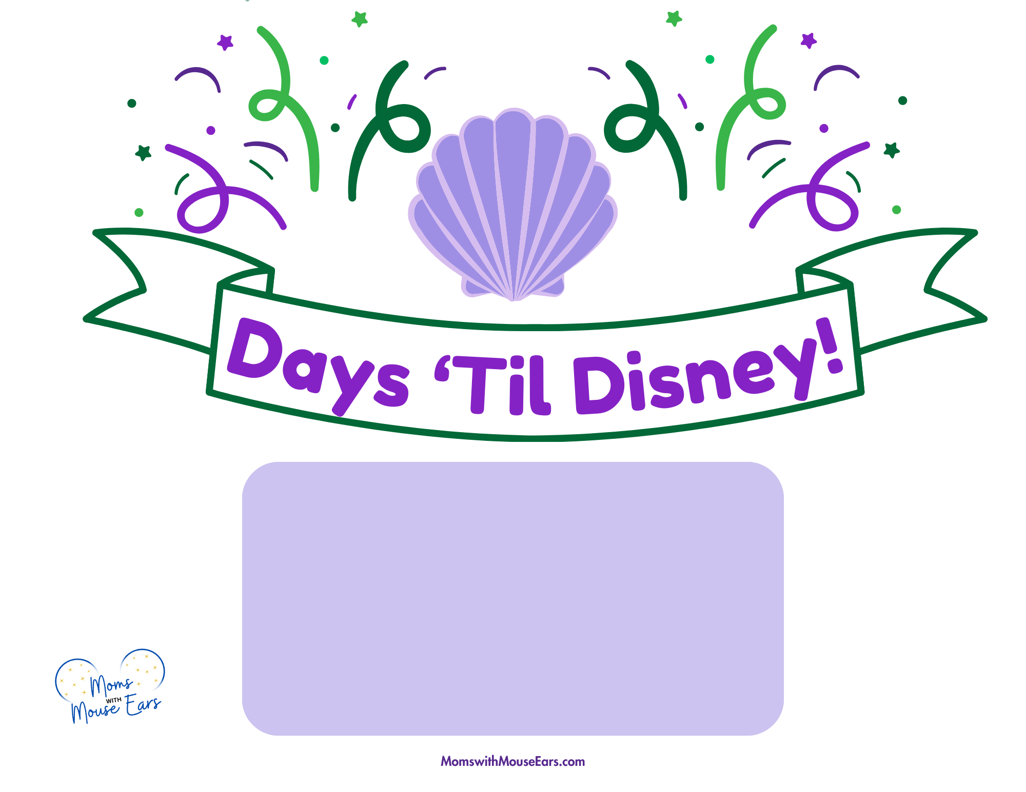 Princess Trip Countdown Sheets | Disney World Vacation Planning - Moms ...